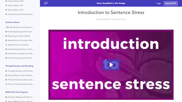 Stress Simplified: American Word and Sentence Stress Course | Find Your ...